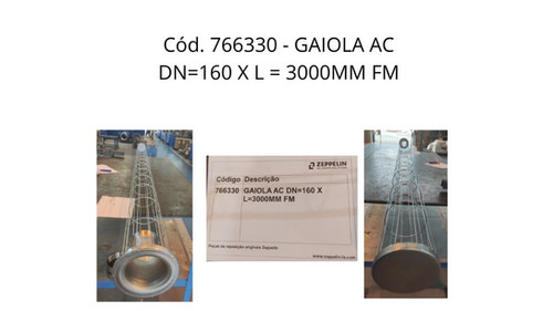 AC CAGE DN= 160 X L = 3000MM FM | Zeppelin Systems LA
