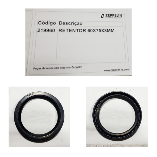 Retentor 60 X 75 X 8MM | Zeppelin Systems LA