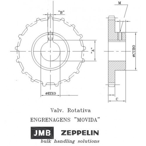 DRIVEN GEAR Z= 13 TEETH | Zeppelin Systems LA