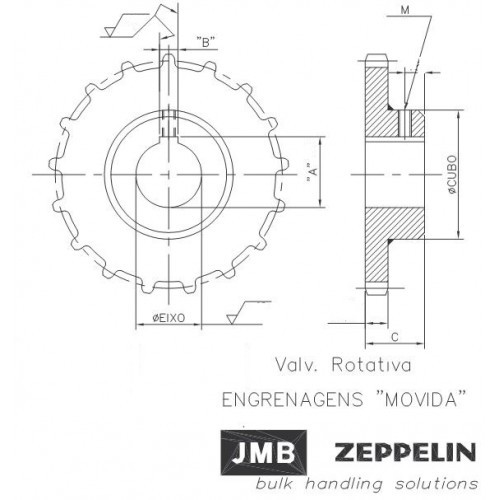 DRIVEN GEAR Z= 23 TEETH | Zeppelin Systems LA