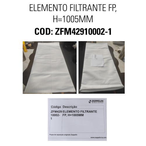 FP FILTER ELEMENT, H=1005MM | Zeppelin Systems LA
