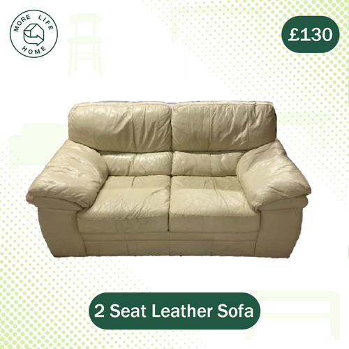 2 seater leather sofa | More Life Home