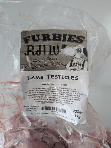 Furbies Raw Lambs Testicles 900g to 1kg | Furbies Pet Supplies