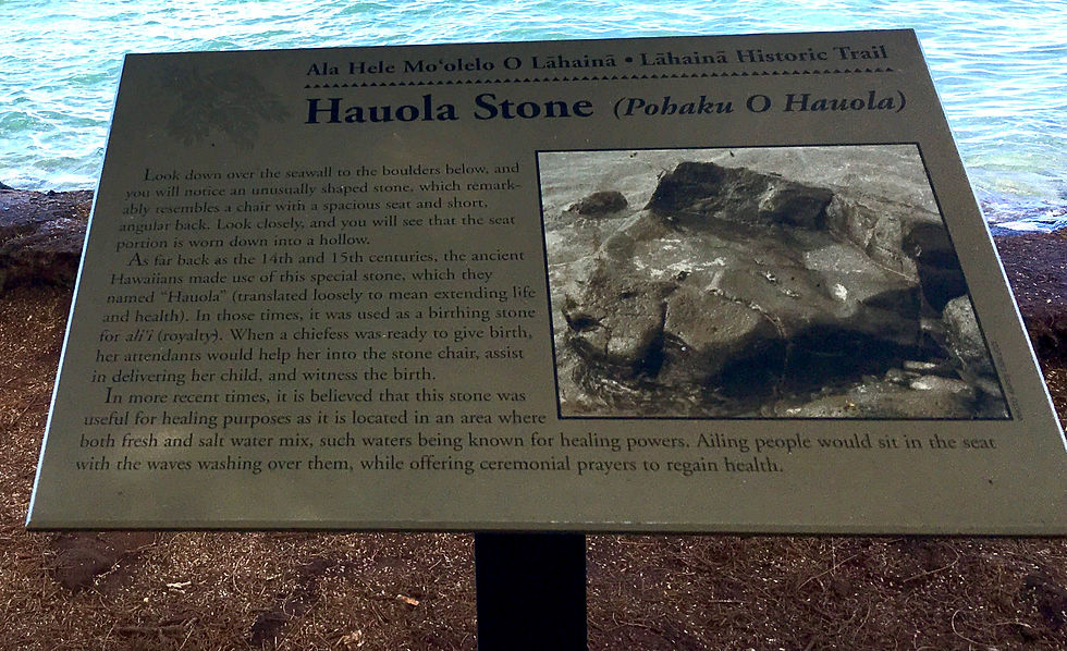 Hauloa Pohaku - Mystical Stone in Lahaina 🪨