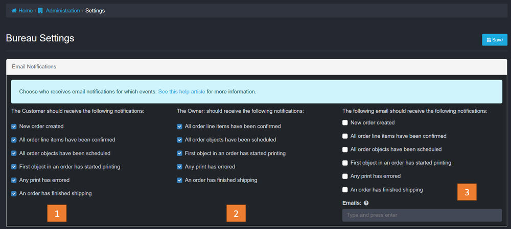 Email Alerts | Authentise
