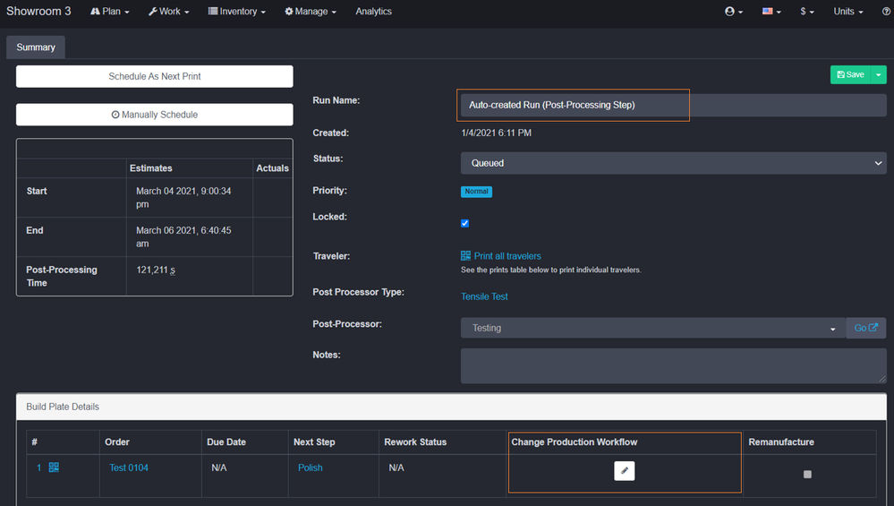 Scheduling Runs - Overview | Authentise