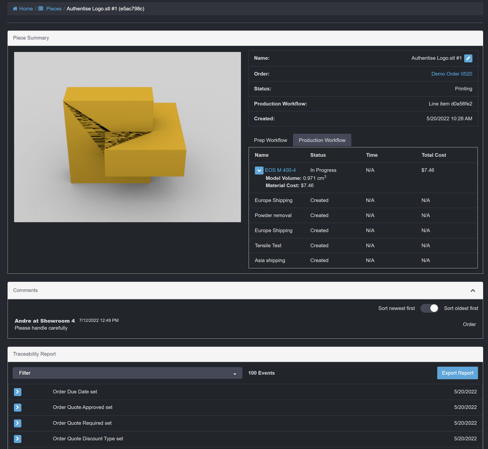 Understand & Interpret Pieces | Authentise