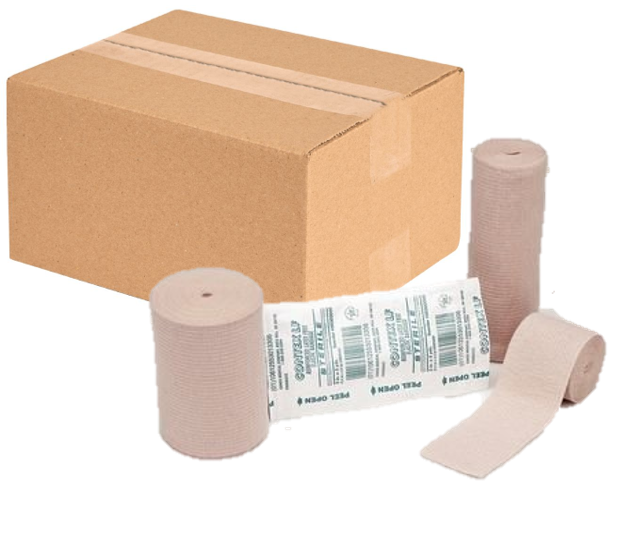 Contex® Latex Free Premium Grade Elastic Bandage - 4" X 5yd - Pack 10/pk | coldstar
