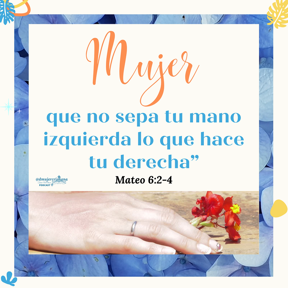 Mujer Que No Sepa Tu Mano Izquierda Lo Que Hace Tu Derecha