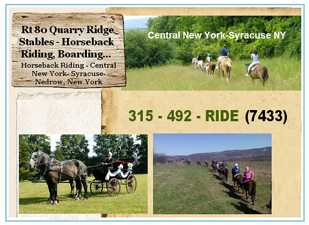 PONY RIDES AND HORSEBACK RIDING SYRACUSE NY