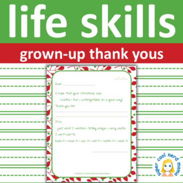 Writing Holiday Gift Thank-You Notes