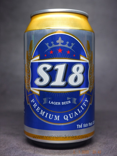 S18 Lager 4.3% 330 ml, Vietnam beer | Vietnambeverages