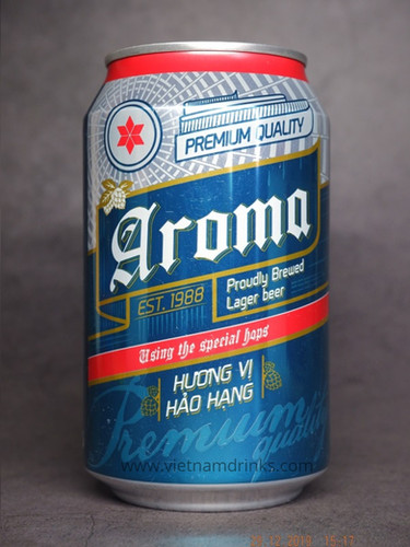 Aroma Premium Lager 330 ml, Vietnam beer | Vietnambeverages