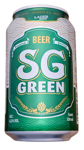 2024 SG Green Lager 330ml Vietnam beer | Vietnam Beverages