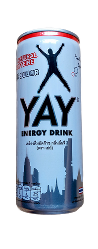 2023 YAY zero sugar Lychee Flavored energy sleek 250ml Thailand drinks ...