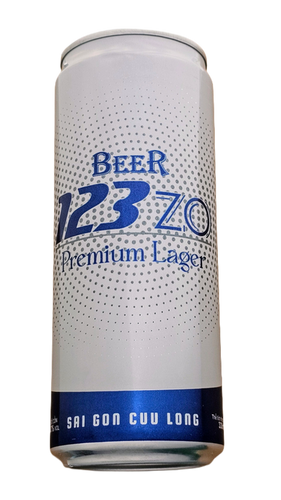 2025 123 ZO Premium Lager 330ml sleek Vietnam beer | Vietnam Beverages