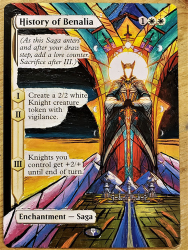 History of Benalia - Full Art / Altered. MTG | Rypie MTG Alters