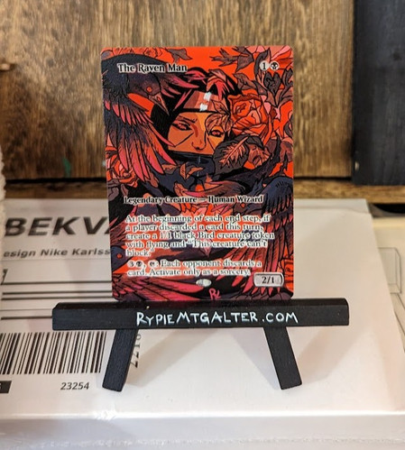 The Raven Man - Itachi (Naruto) - MTG Altered / Alter | Rypie MTG Alters