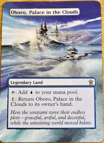 Oboro, Palace in the Clouds - Full Art / Altered. MTG | Rypie MTG Alters