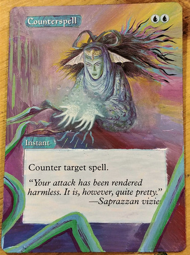 Counterspell - Full Art / Extended Art - MTG, Magic the | Rypie MTG Alters
