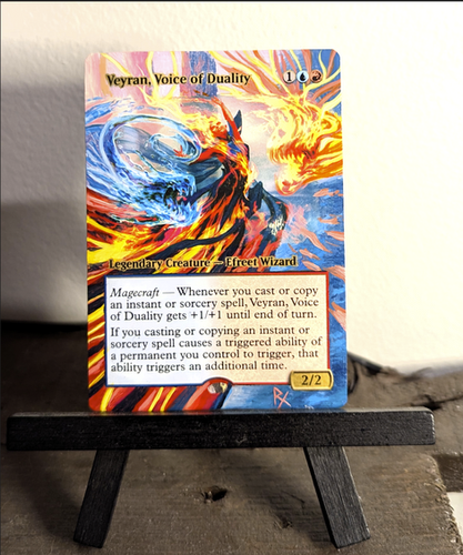 Veyran, Voice of Duality - MTG Altered / Full Ar | Rypie MTG Alters