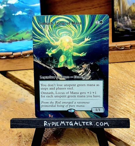 Omnath, Locus of Mana - MTG / Magic the Gathering | Rypie MTG Alters