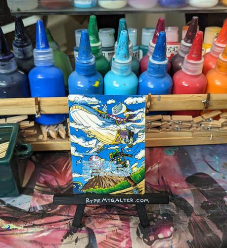 Mystic Remora Zelda - MTG Altered / Full Art | Rypie MTG Alters