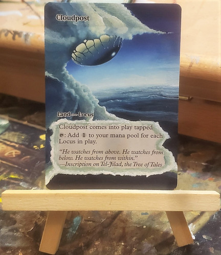 Cloudpost - Full Art / Altered. | Rypie MTG Alters