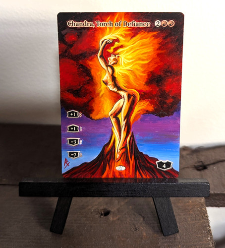 Chandra, Torch of Defiance - MTG Altered / Full Art Commission | Rypie ...