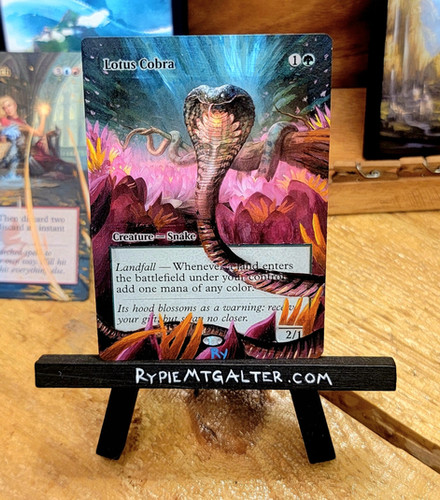 Lotus Cobra - MTG / Magic the Gathering | Rypie MTG Alters