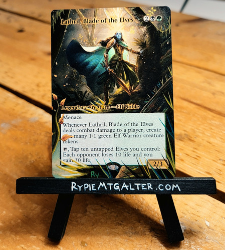 Lathril, Blade of the Elves - MTG / Full Art | Rypie MTG Alters