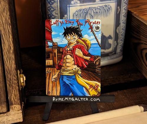 Luffy, King of the Pirates - MTG Altered / Full Art | Rypie MTG Alters