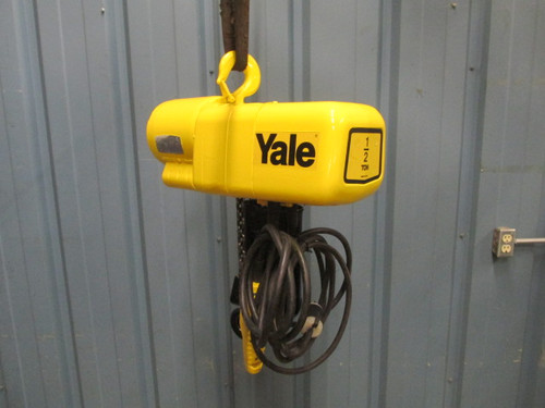 Yale YEL-5010-H161 Electric Roller Chain Hoist 1/2 Ton 1000 Lbs 10 ...