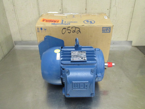 WEG HT005504NPW22 Electric Motor 5 HP 1755 RPM 575v 3 PH 182/4T Frame ...
