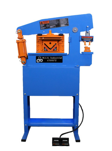 M.I.S. Industrial 4500FS Hydraulic 45 Ton Ironworker