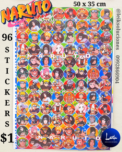 Stickers Naruto Shippuden | Leiksoluciones
