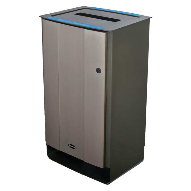 Contenedor metálico para basura Electra Reciclaje 85 | Comerzia