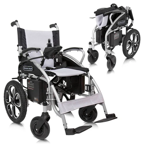Vive Health Compact Foldable Electric Wheelchair | Barber DME Supply Group