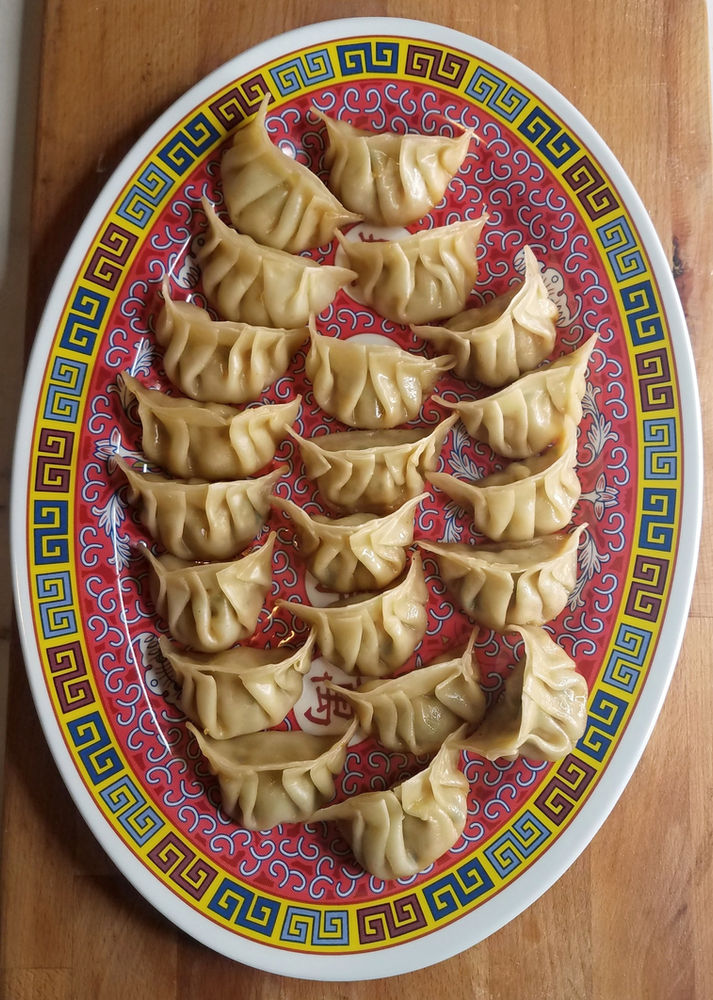 Spicy Shrimp and Chive Dumplings
