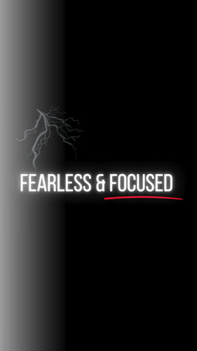 FEARLESS & FOCUSED DIGITAL WALLPAPER | Tashia L. Clement