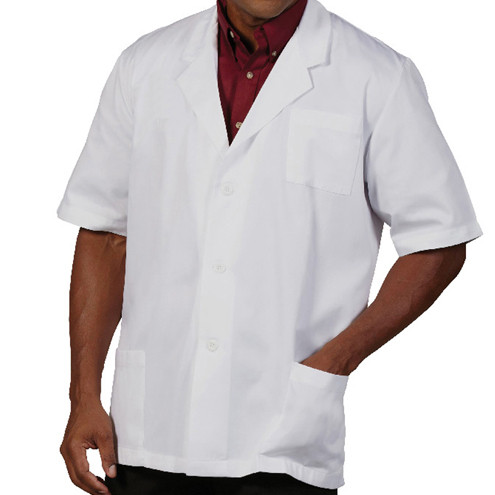 Unisex Short Sleeve Pharmacy Coat | uniformsmadesimple
