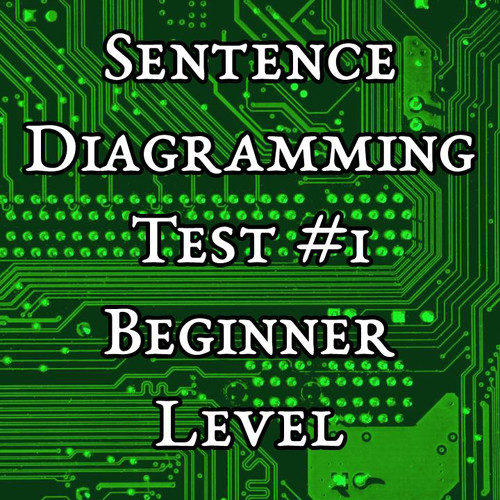 Sentence Diagramming Test 1 of 4 (Beginner) - Subjects, Verbs, and ...