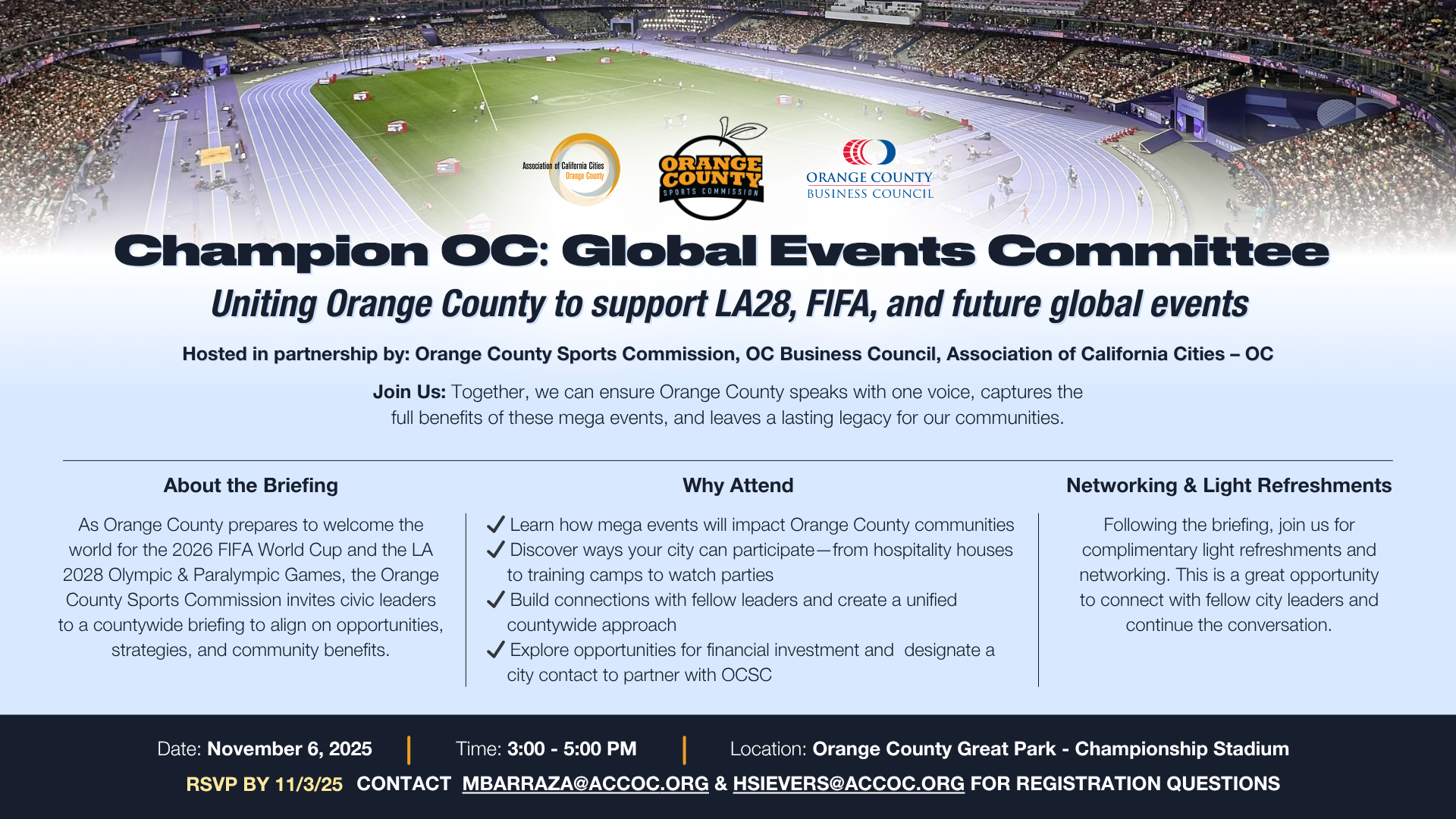 Champion OC: Global Events Committee | ACC-OC