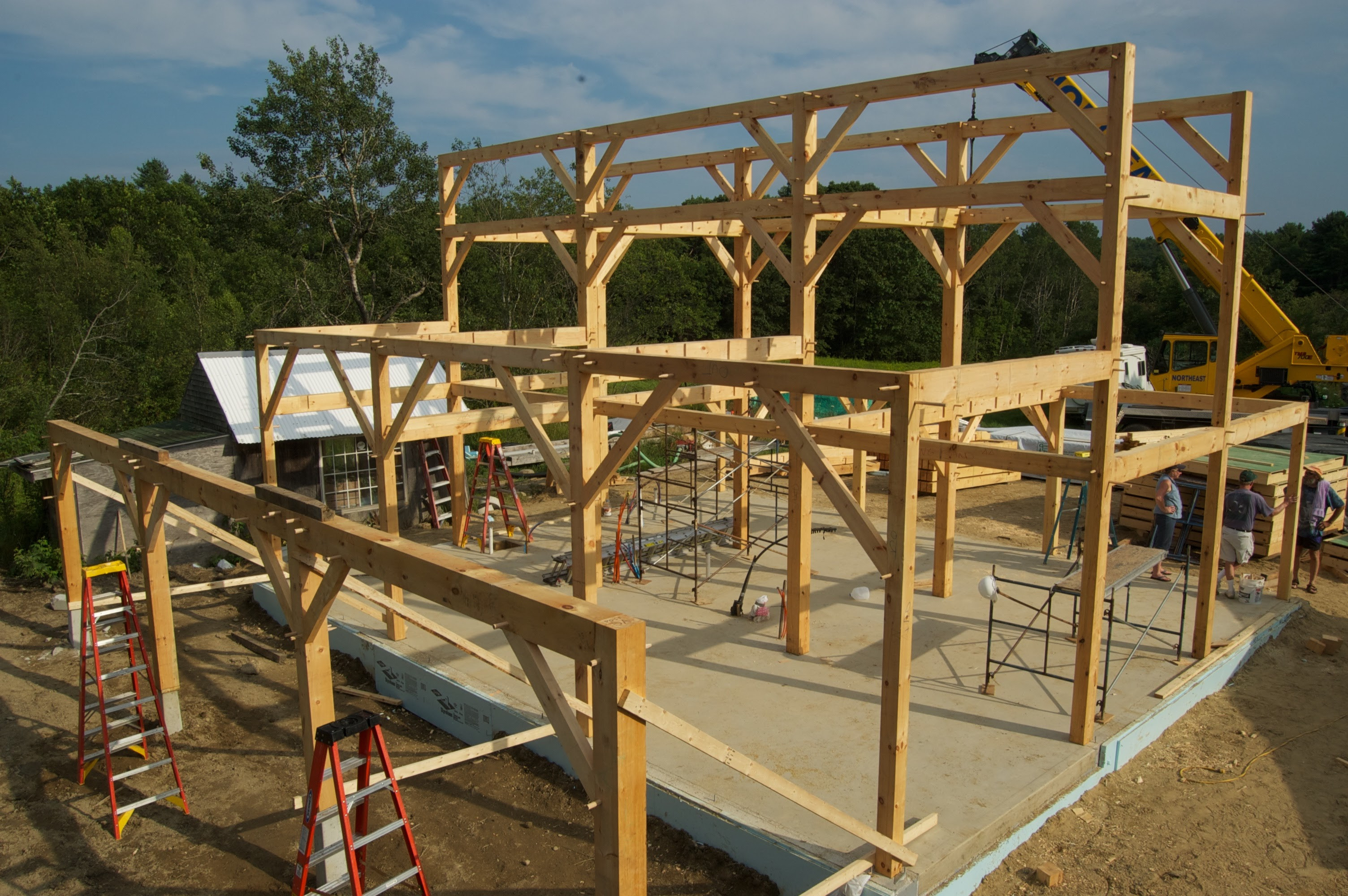 Custom Timber Frames from Lion Creek Design