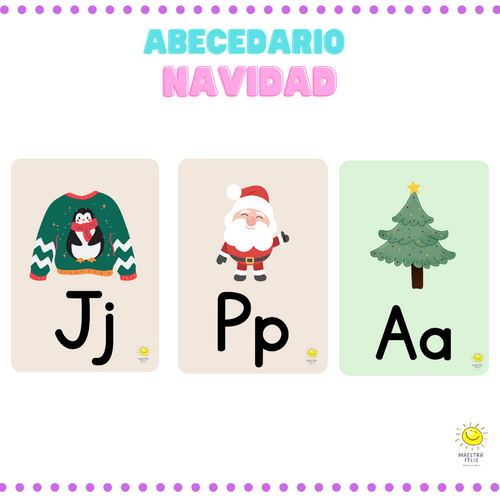 Abecedario Navidad | My Site