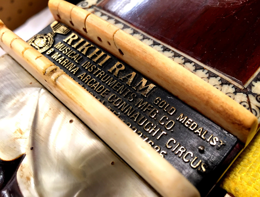 Circa-1978 Rikhi Ram Gold Medalist Gandhar Pancham Sitar