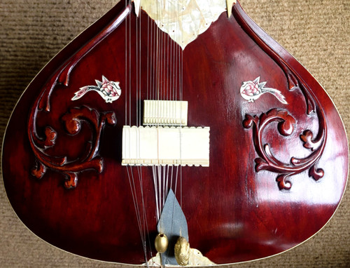 Late-1980s Rikhi Ram Gold Medalist Sitar | The Rowley Registry