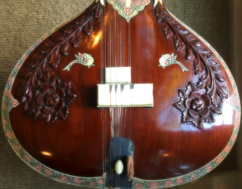 Mid-1970s Sarat Sardar Full Decoration Double Tumba Sitar | The Rowley ...