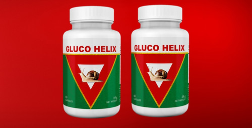 GLUCO HELIX 2 Bottles x 60 Capsules Each | NEURO HELIX