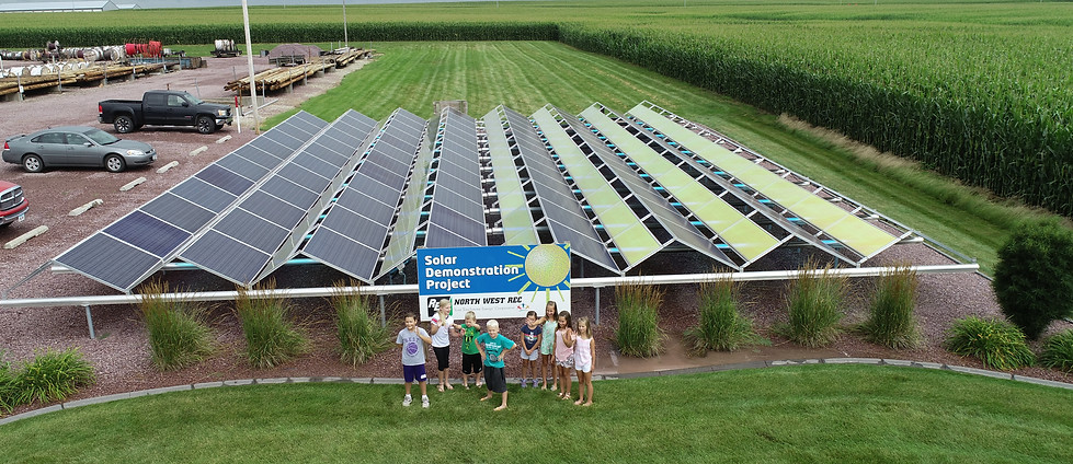 Solar Demonstration Project | North West Rural Electric Cooperative | Iowa